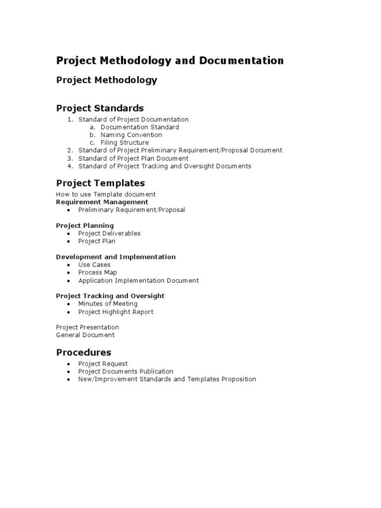 Project Methodology and Documentation Guide | PDF | Computing ...