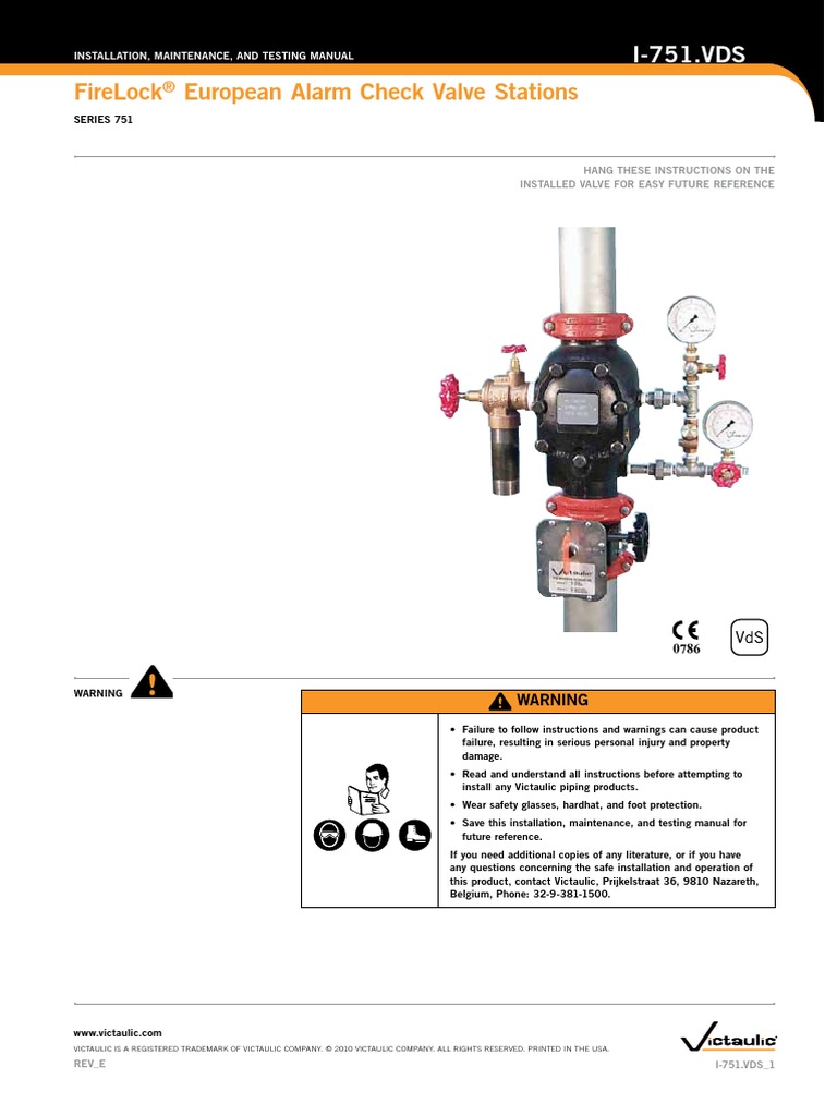 Acs 751 VDS | PDF | Valve | Corrosion