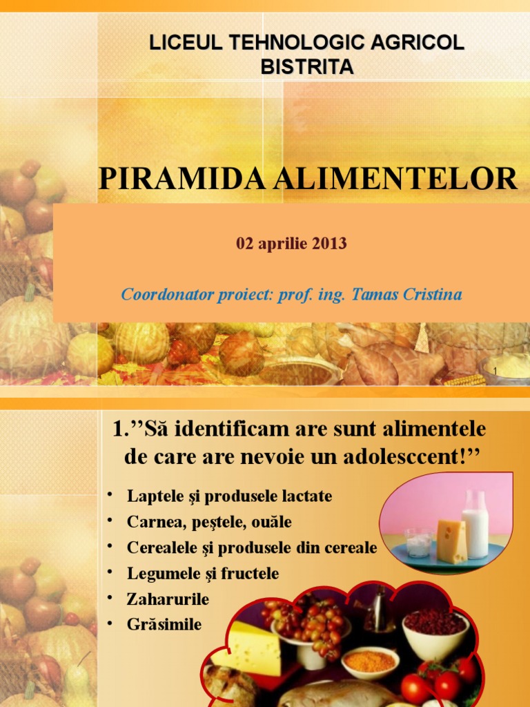 Piramida Alimentara - Util | PDF