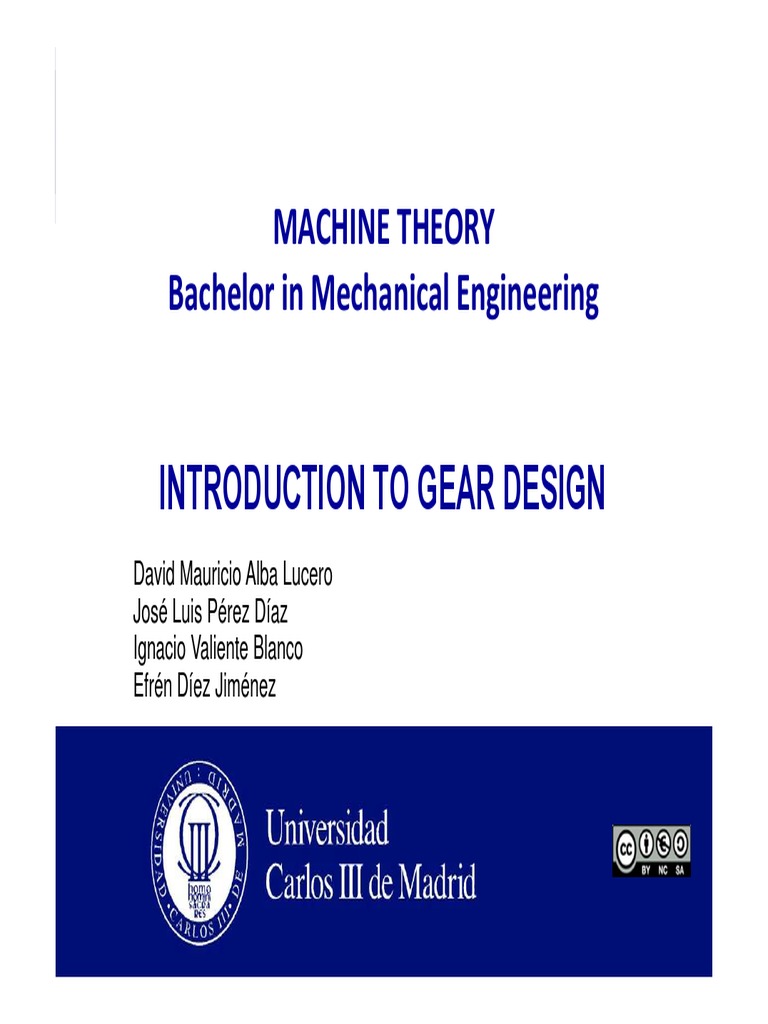 Introduction to Gear Design | PDF | Gear | Kinematics