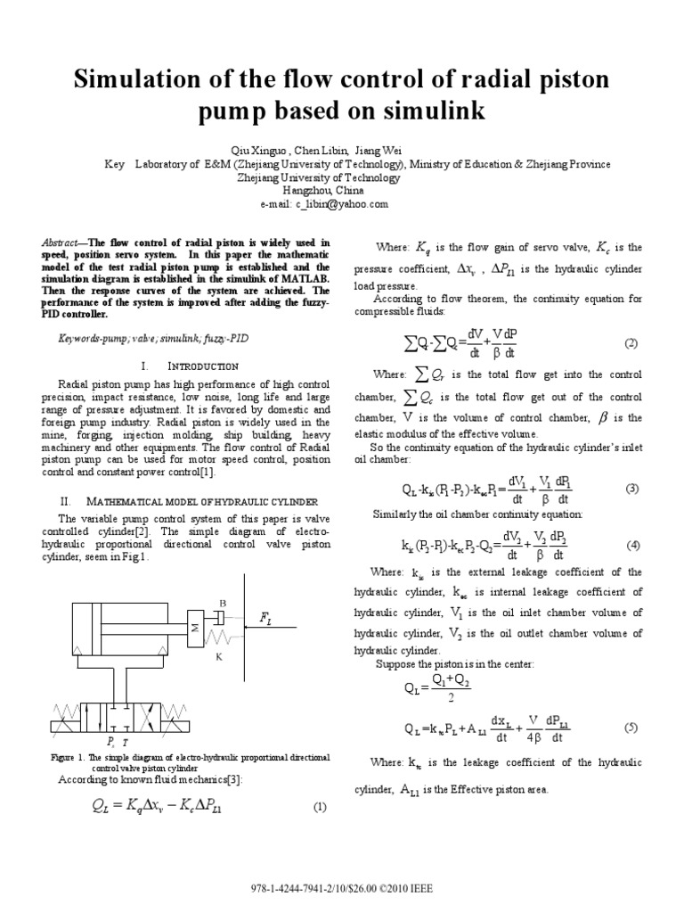 Flow Control | PDF | Pump | Systems Theory