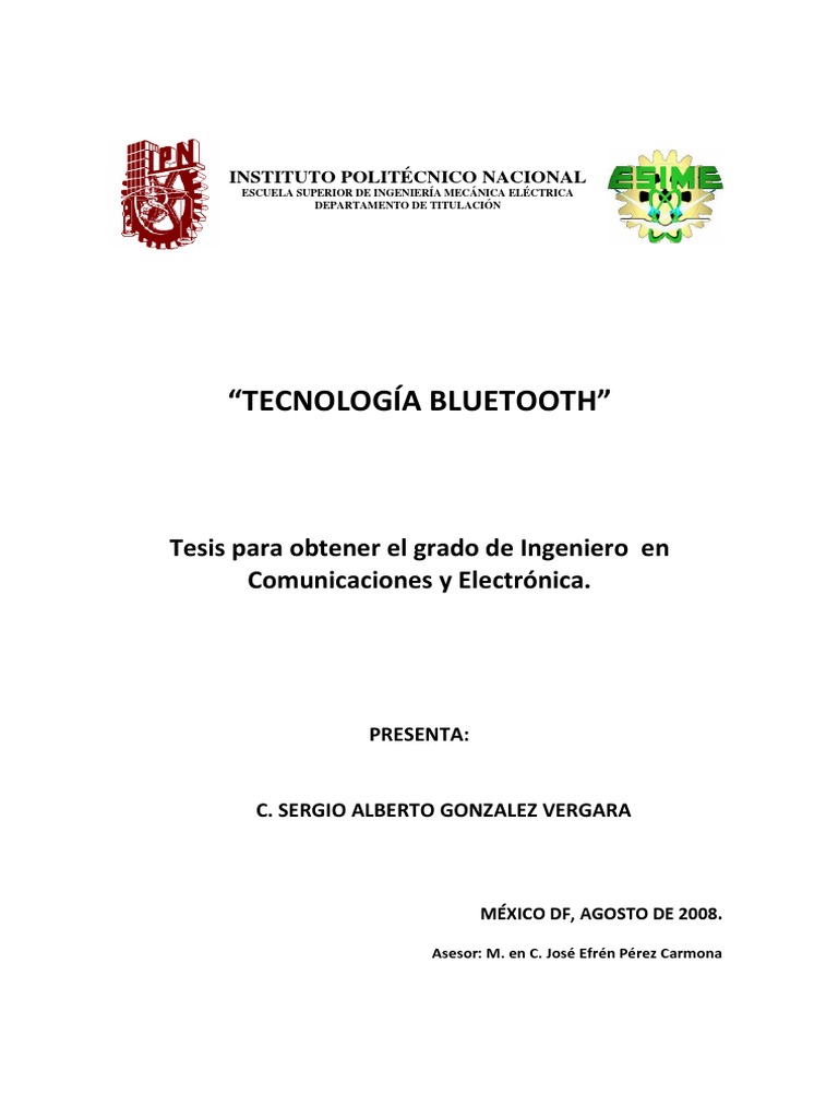 Tecnologia Bluetooth PDF | PDF