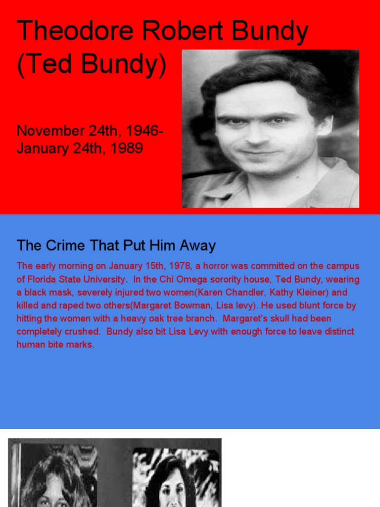 Theodore Robert Bundy Forensic Project | PDF | Misconduct | Criminal ...