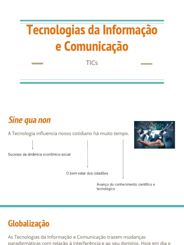 Tecnologias da Informação e Comunicação.pdf | Aprendizado | Comunicação