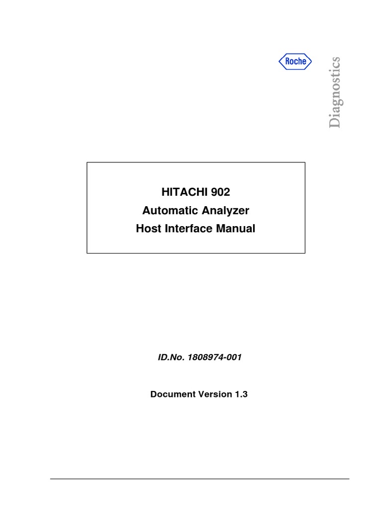 Hitachi 902-Host Interface | PDF | Computing | Electronics