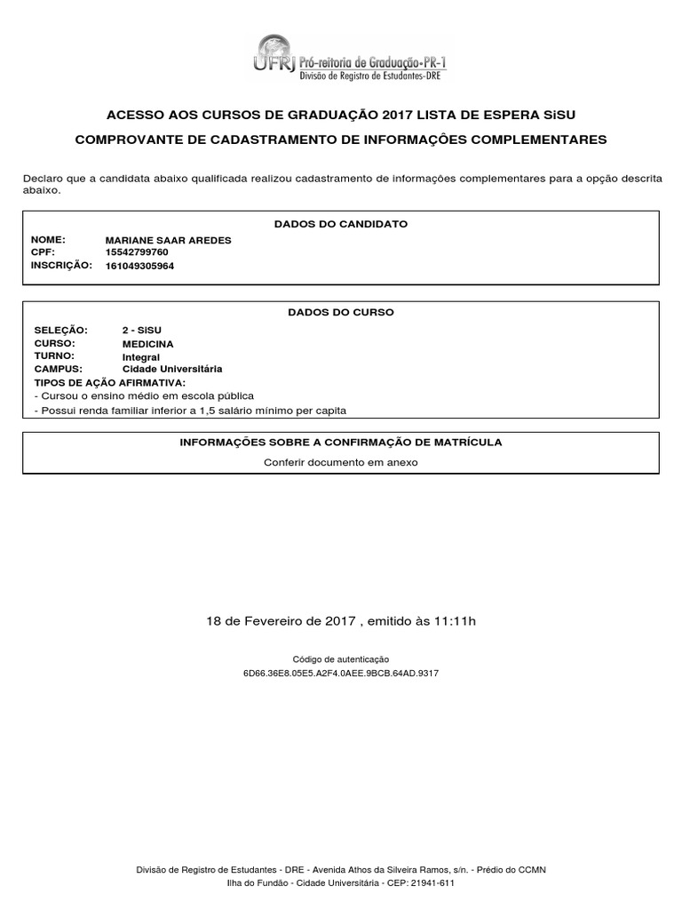 Comprovante PDF | PDF | Universidade | Escolas