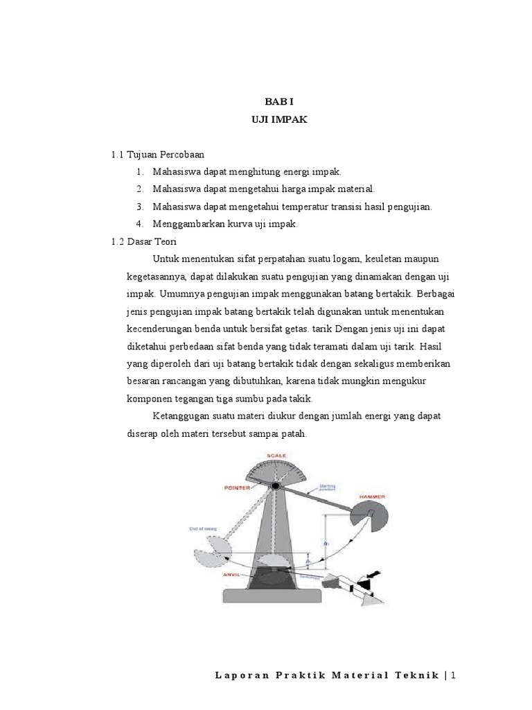Uji Impak | PDF