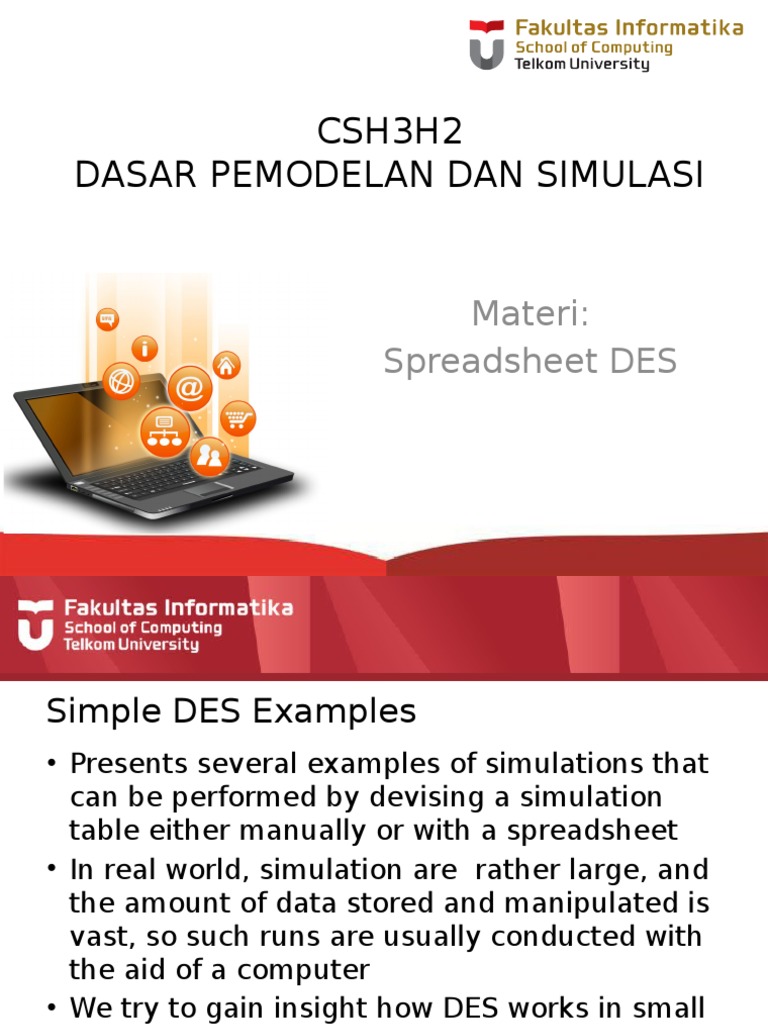 Spreadsheet Discrete Event Simulation | PDF | Inventory | Simulation