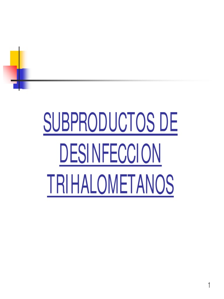 Efectos de Trihalometanos en Salud | PDF | Cloro | Amoníaco