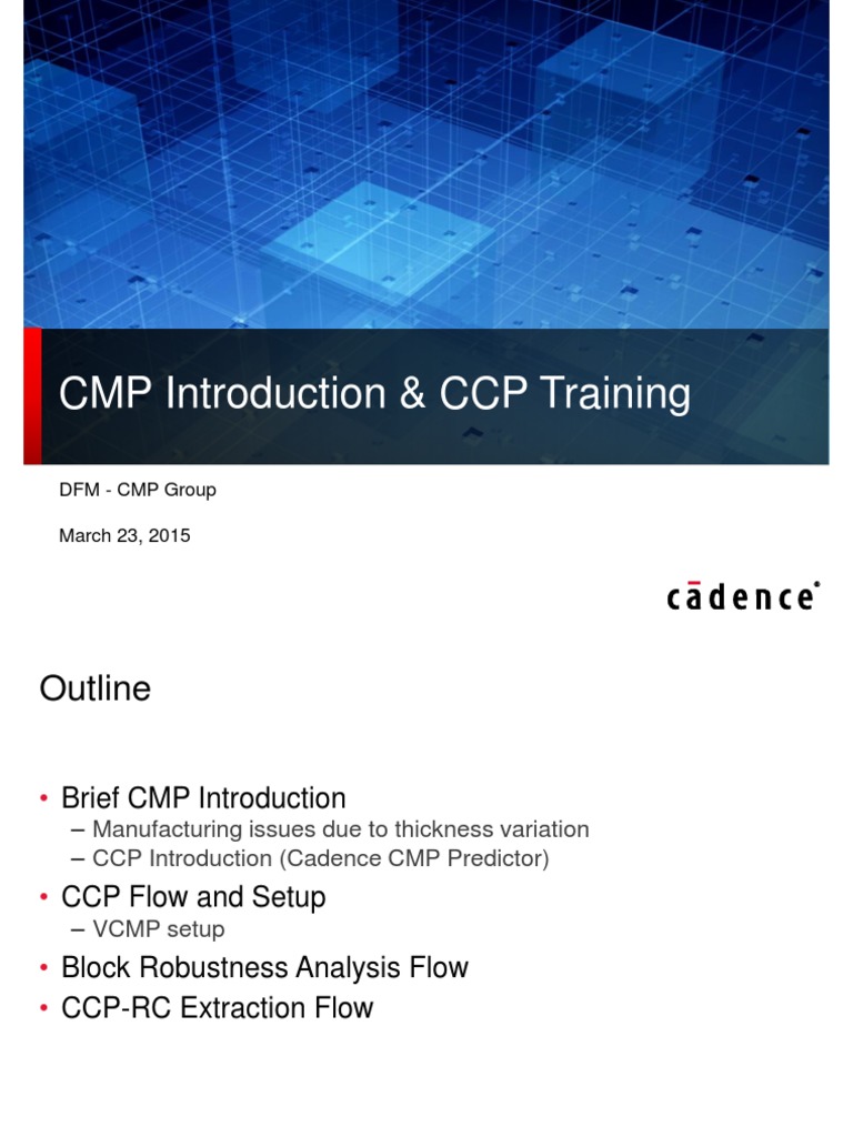 CCP Training VCMP 03232015 v1 | PDF | Simulation | Graphical User Interfaces