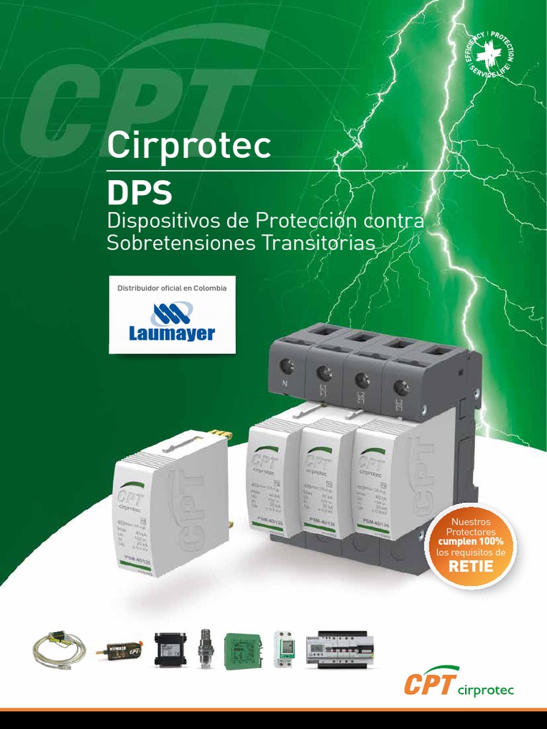 CPT Cirprotec V Dispositivos de Proteccion Contra Sobretensiones ...