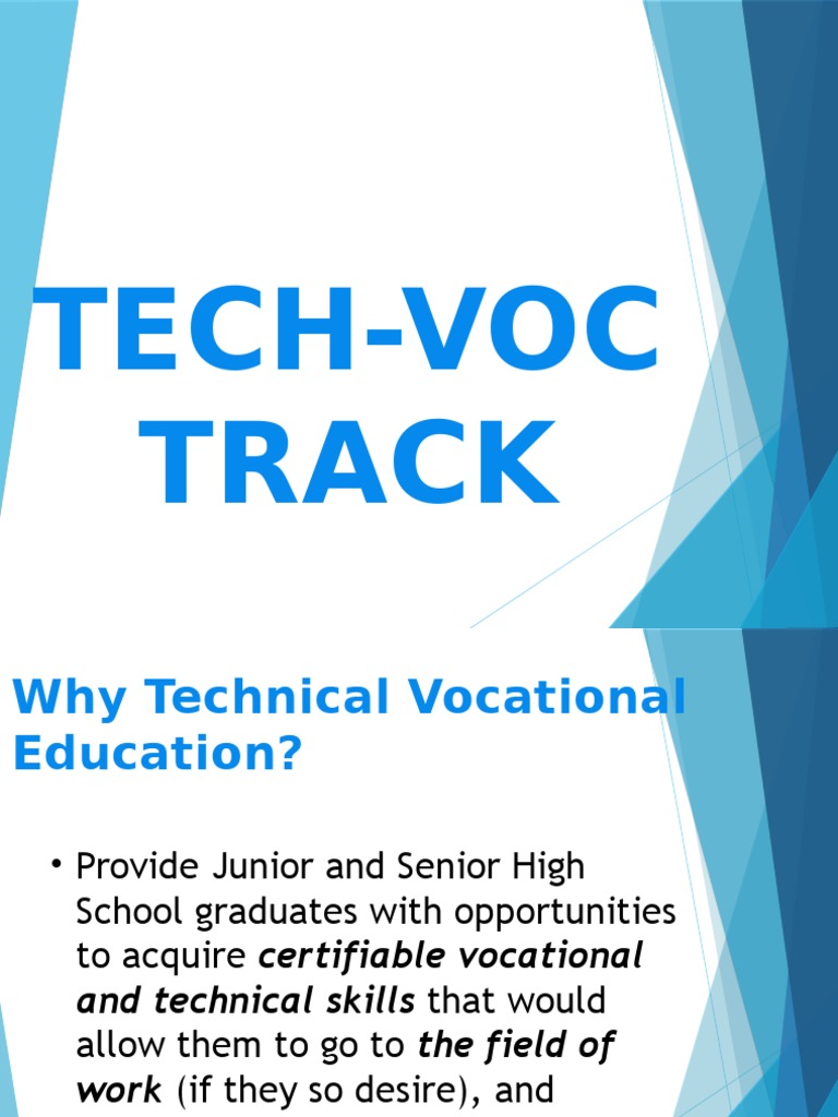 Understanding Tech-Voc Education | PDF | Vocational Education | Students