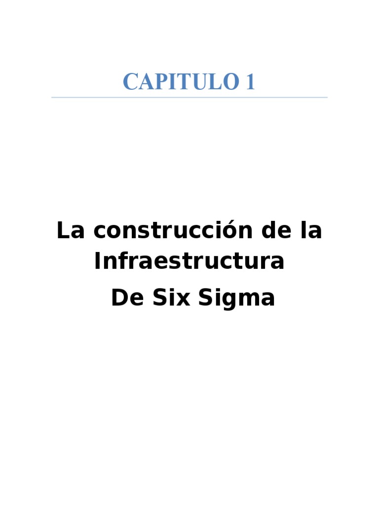 El Manual de Six Sigma | PDF | Six Sigma | Liderazgo
