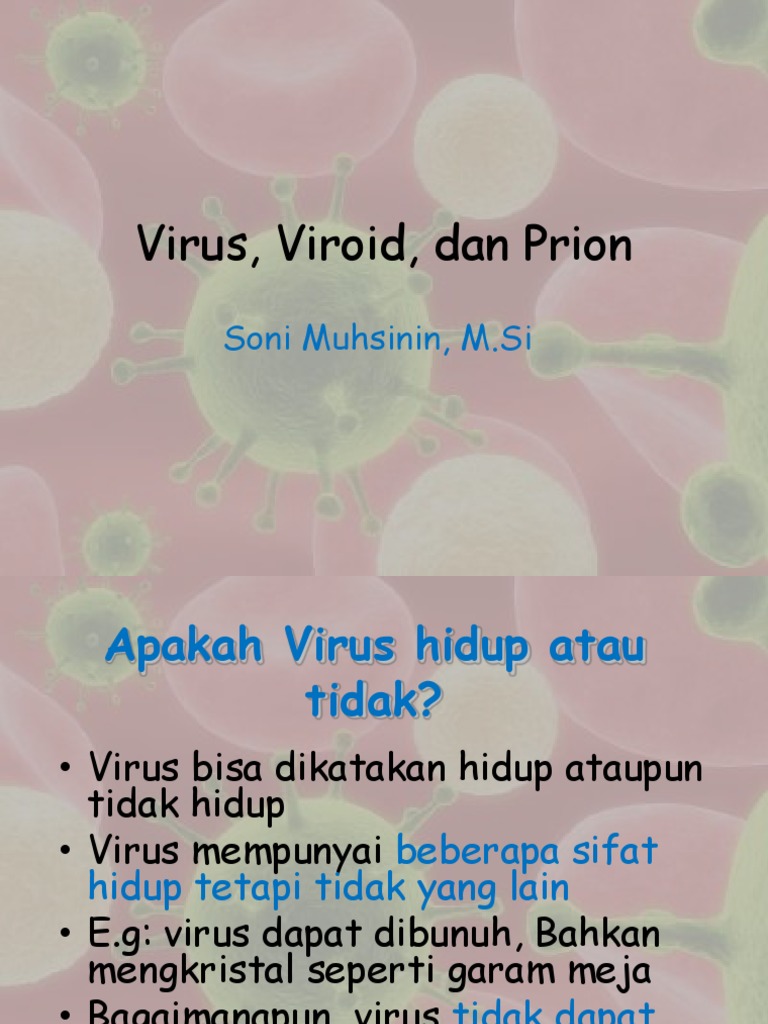 Virus, Viroid, Dan Prion (STFB) | PDF | Sains & Matematika