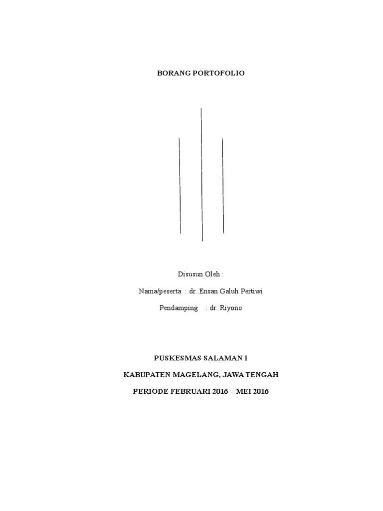 Borang Portofolio F1-F6 | PDF