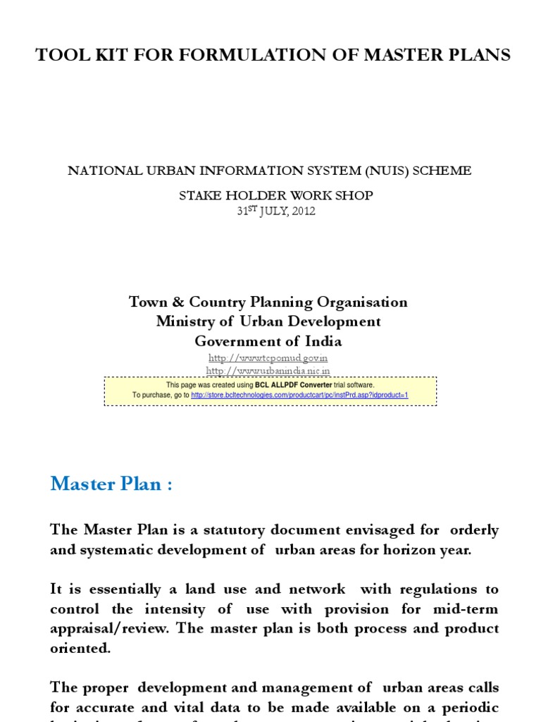 Master Plan Toolkit | PDF | Geographic Information System | Rail Transport