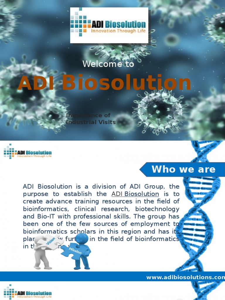 ADI Biosolution: Bioinformatics Training | PDF | Bioinformatics | Cognitive Science