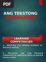 Ang Pagsulat NG Paglalarawan Ay Maaaring Subhetibo o Obhetibo | PDF