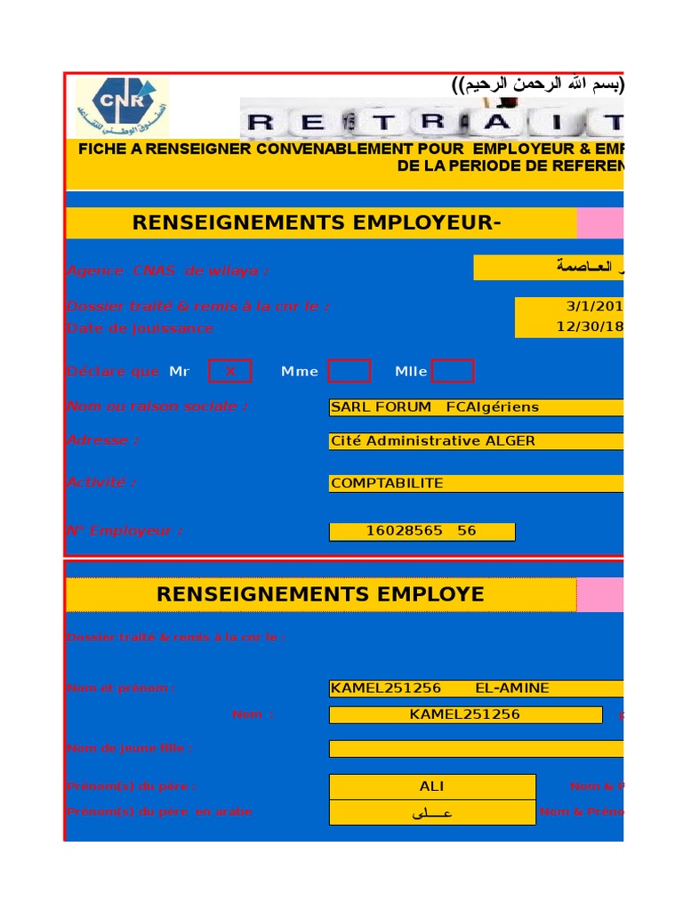 06-CNR & Calcul Retraite | PDF