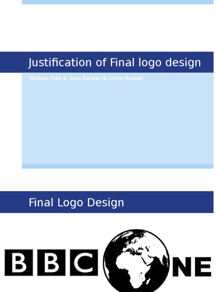 2 7 Justification of Final Logo Design | PDF | Logos | Typefaces