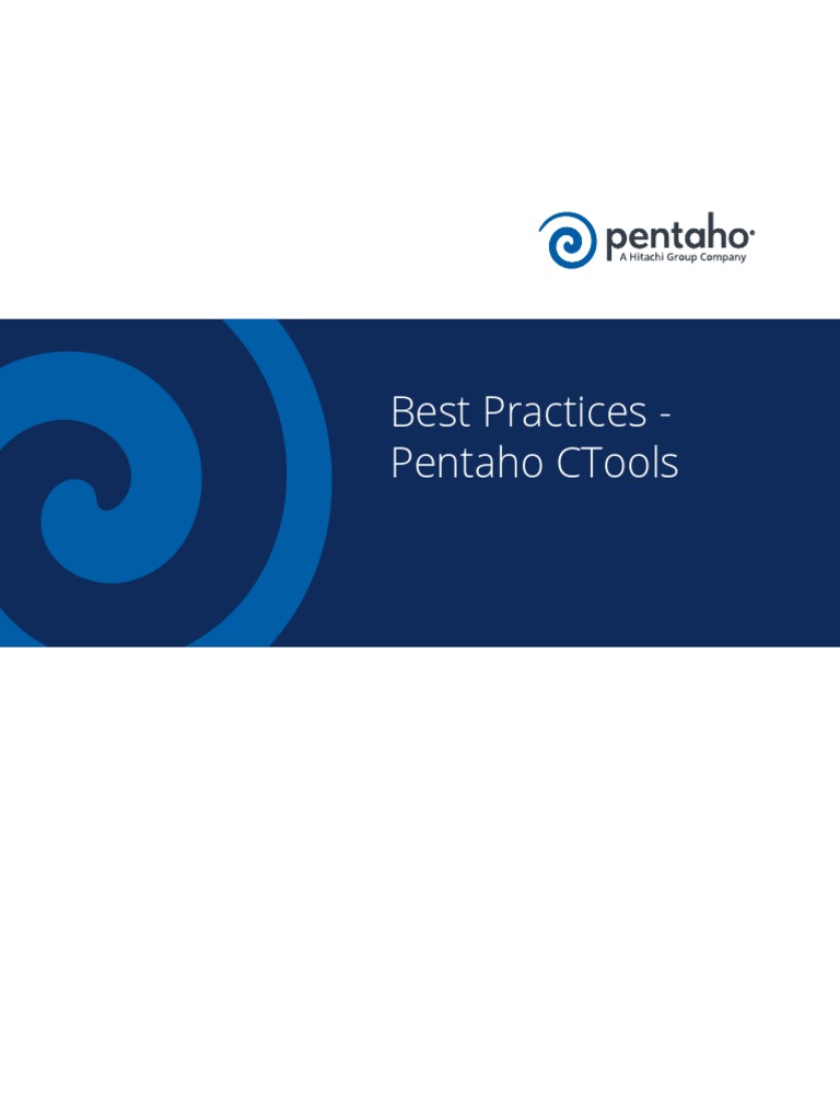 Best Practices-Pentaho CTools | PDF | Bootstrap (Front End Framework) | Cascading Style Sheets