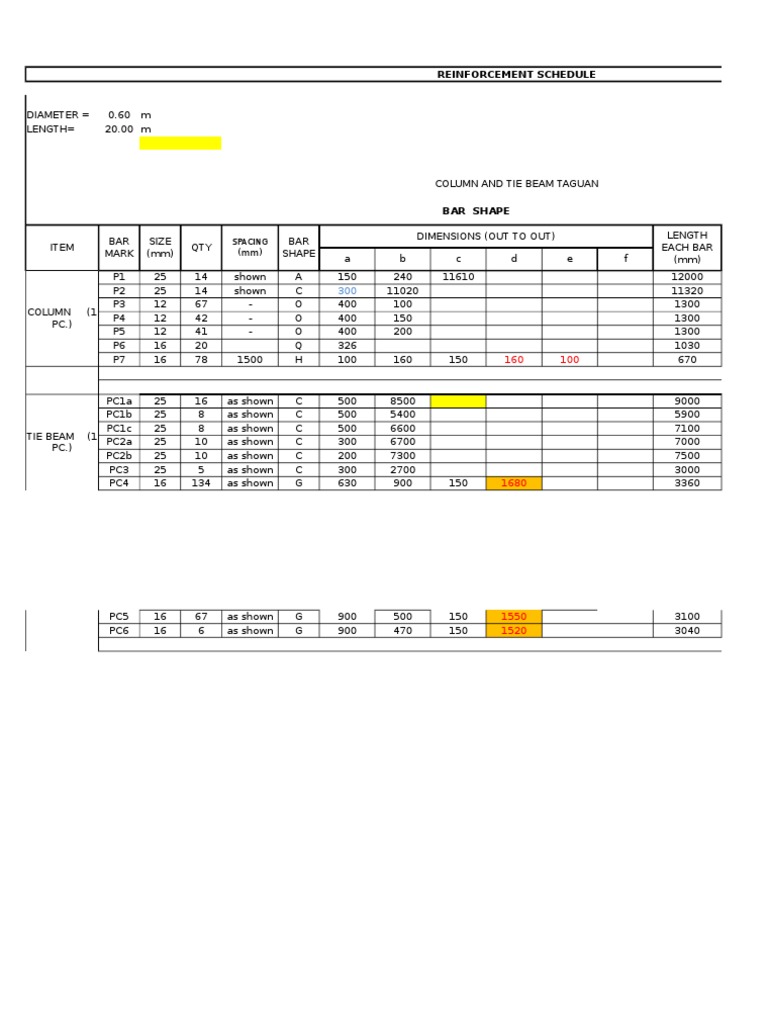 Column And Tie Beam Pdf Nature