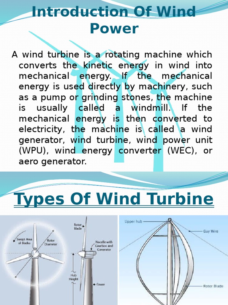 Wind Power Turbine Pdf Wind Turbine Wind Power