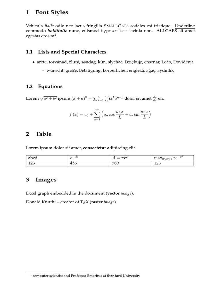 Font Styles, Lists, Equations, Tables, and Images: A Guide to Technical ...