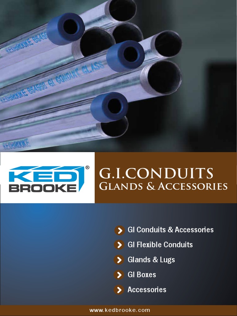 GI Conduits and Accessories Catalogue | PDF | Galvanization | Pipe ...