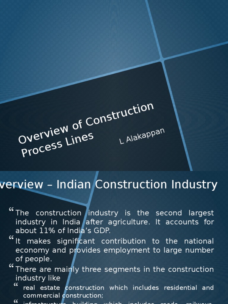 Overview of Construction Industry and Project Planning | PDF | Metal ...