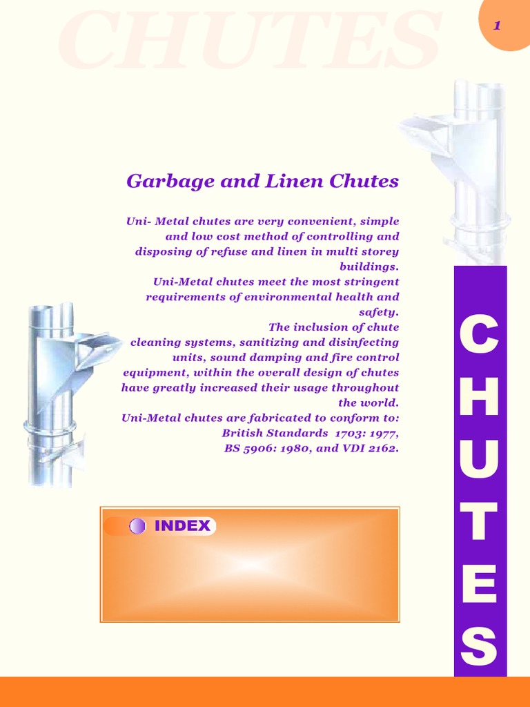 Garbag Linen Chutes | PDF | Door | Fire Sprinkler System