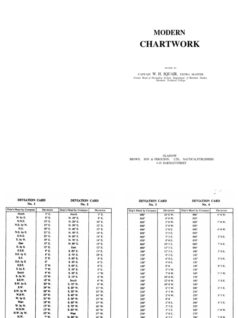 Modern Chartwork | PDF | Latitude | Longitude