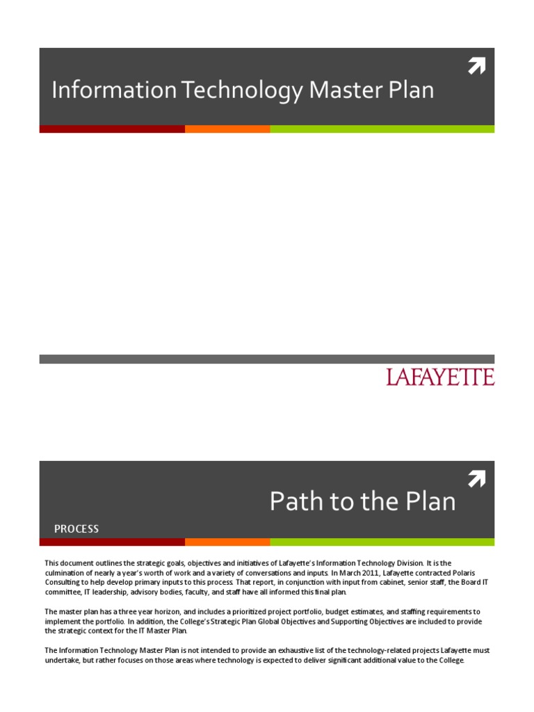 Master Plan Final PDF | PDF | Educational Technology | World Wide Web