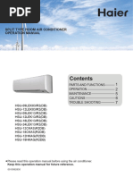 Manual Instructiuni Telecomanda AC VORTEX | PDF