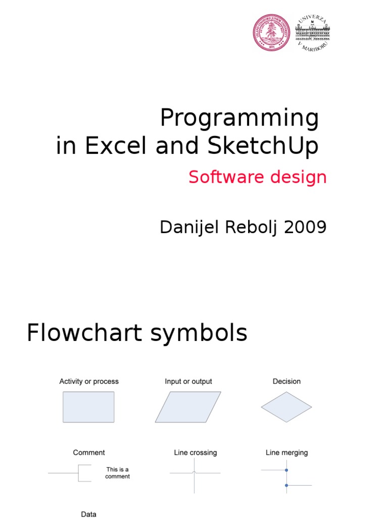 Programming in Excel and Sketchup: Software Design | PDF