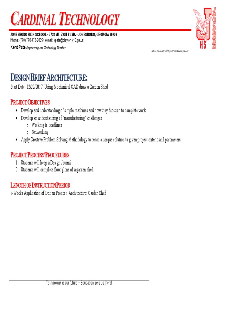 design-brief-architecture-critical-thinking-applied-psychology