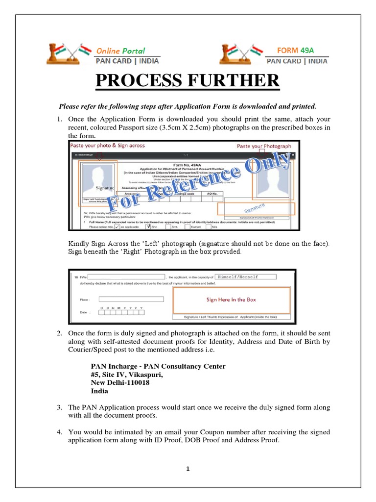 Process Further: Please Refer The Following Steps After Application ...