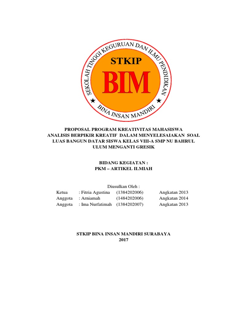 Fitria Agustina Stkip Bim Pkmai | PDF