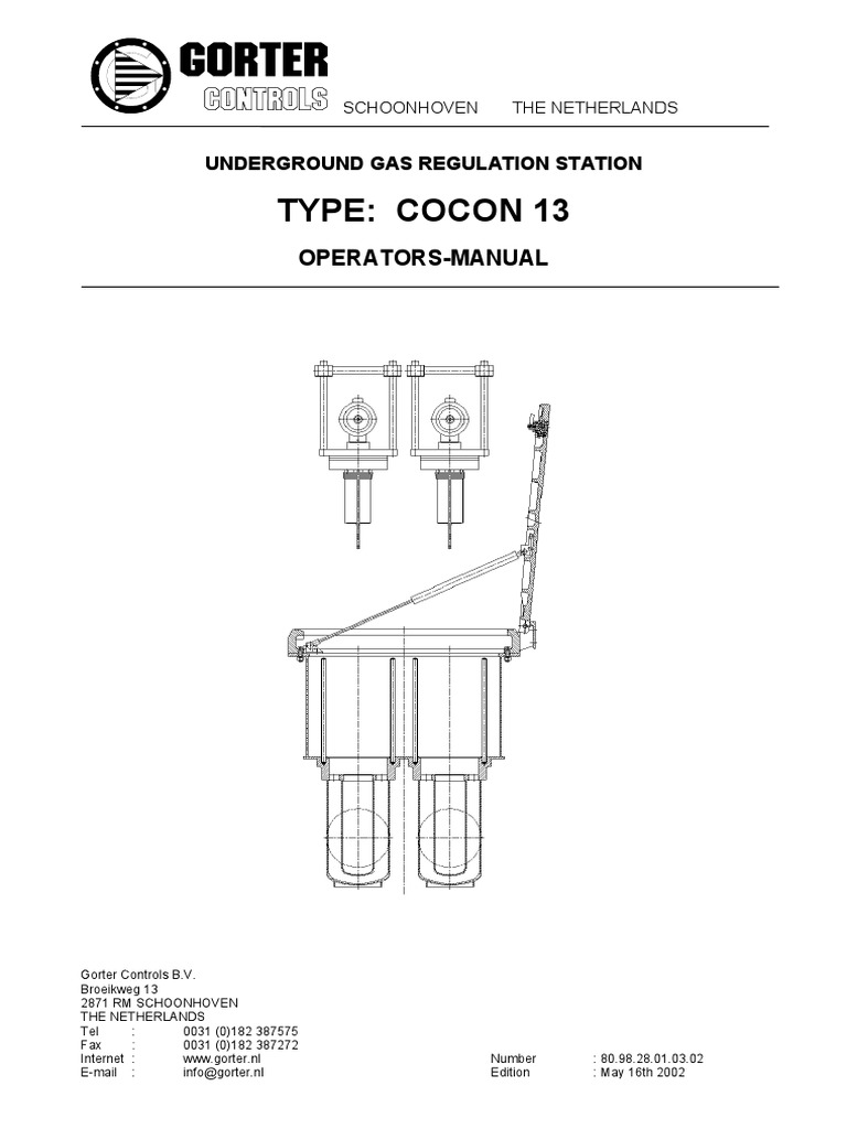Type: Cocon 13: Operators-Manual | PDF | Valve | Gases