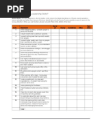 Leadership Assessment Questionnaire | PDF | Leadership | Applied Psychology