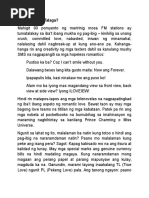 Exam Hugot Lines | PDF