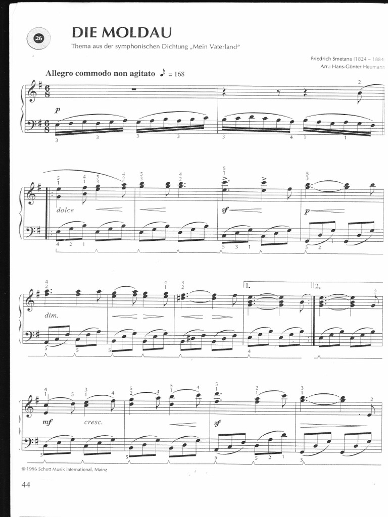 Die Moldau - Smetana PDF | PDF