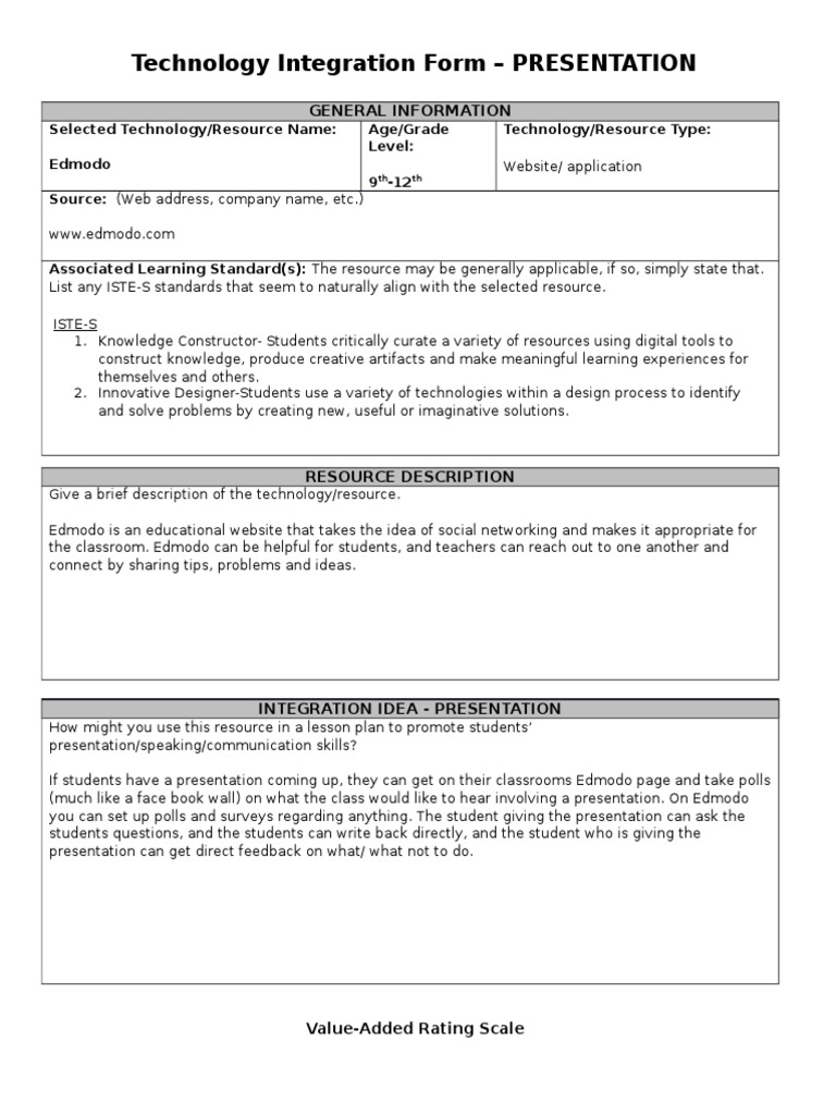 Technology Integration Presentation | PDF | Learning | Cognition