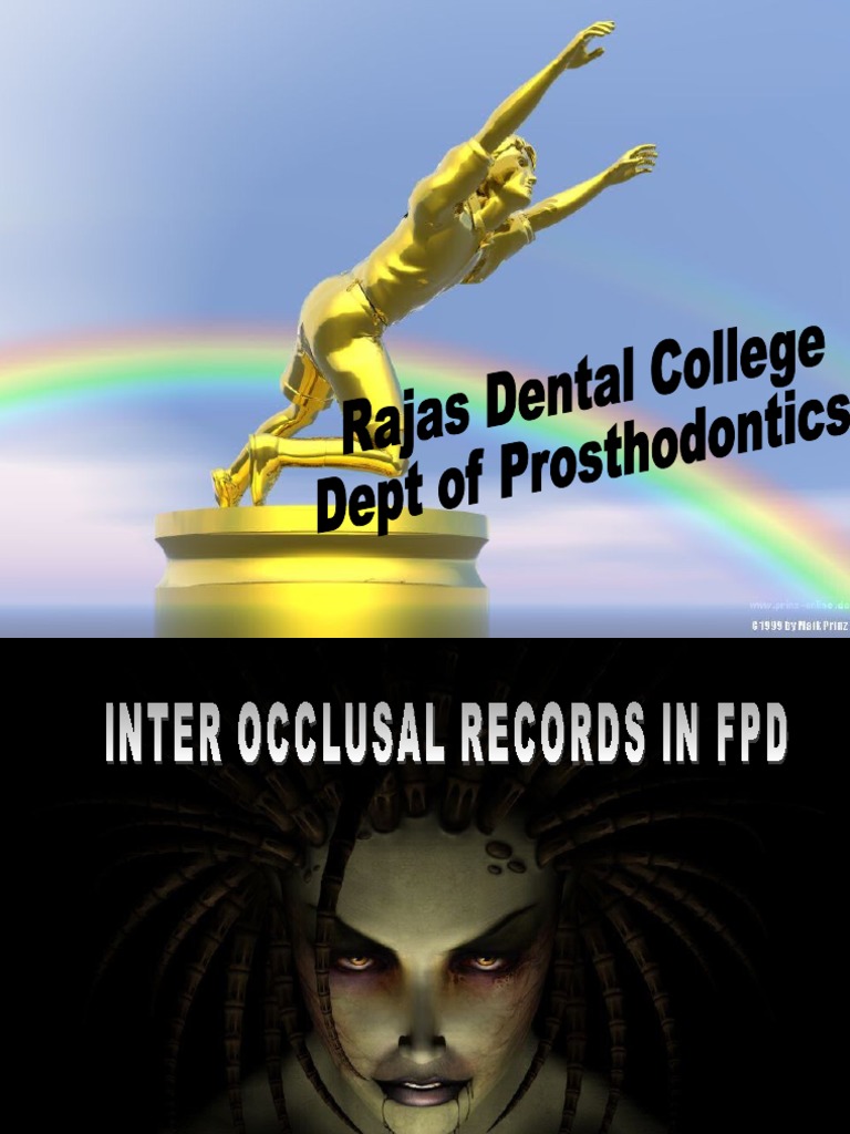 Interocclusal Records in Prosthodontics | PDF | Plaster | Mouth