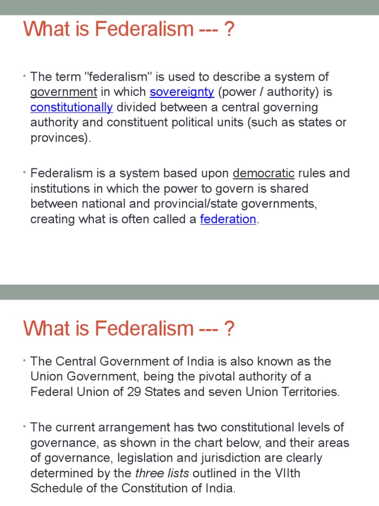 Federalism, Decentarlization 73rd and 74th Amendment Act | PDF ...