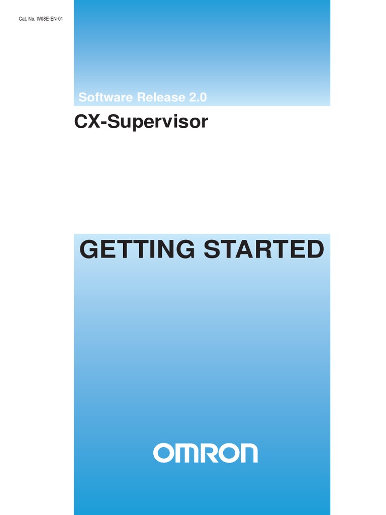W08E EN 01+CX Supervisior+GettingStarted | PDF | Microsoft Windows | Operating System