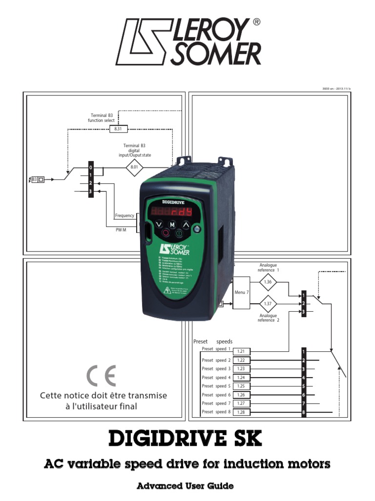 Digidrive SK: AC Variable Speed Drive For Induction Motors | PDF ...