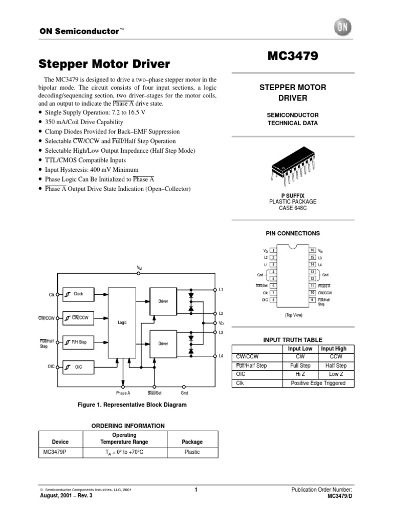 MC3479-D | Diode | Electronic Circuits