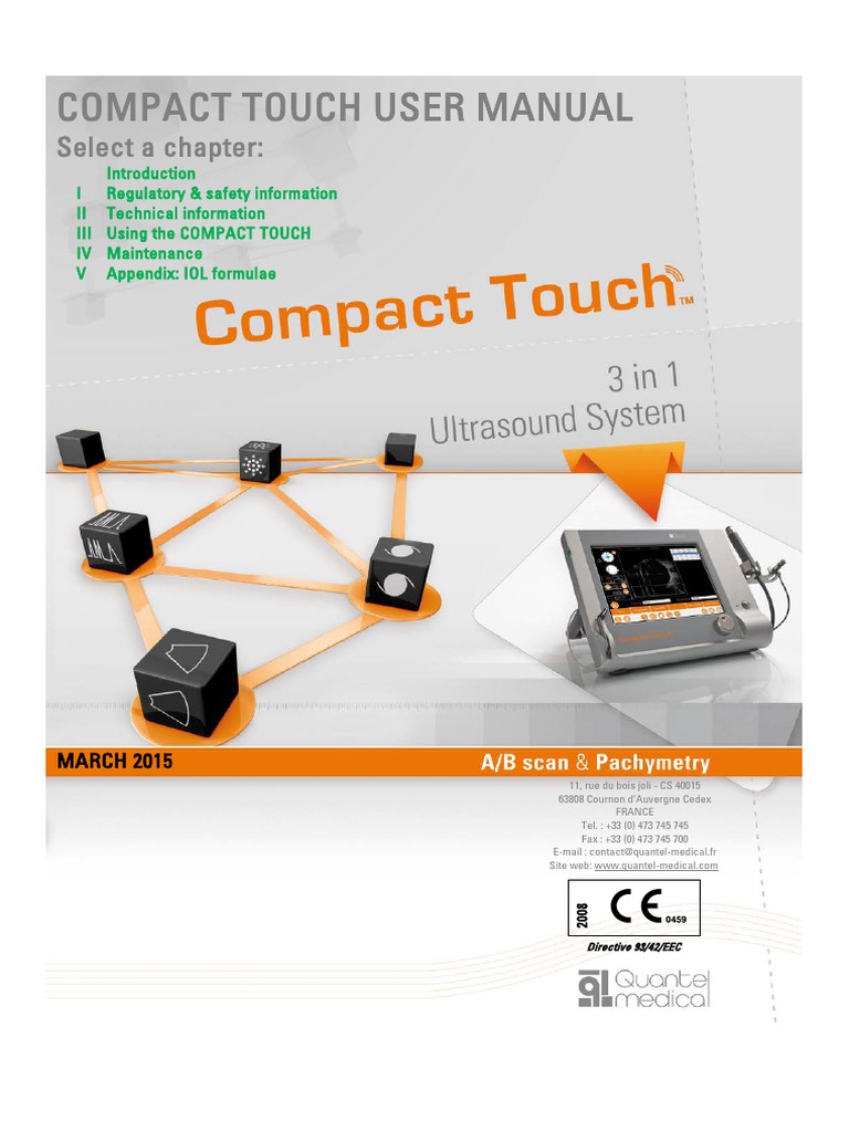 Compact Touch User Manual: Select A Chapter | PDF | Nature
