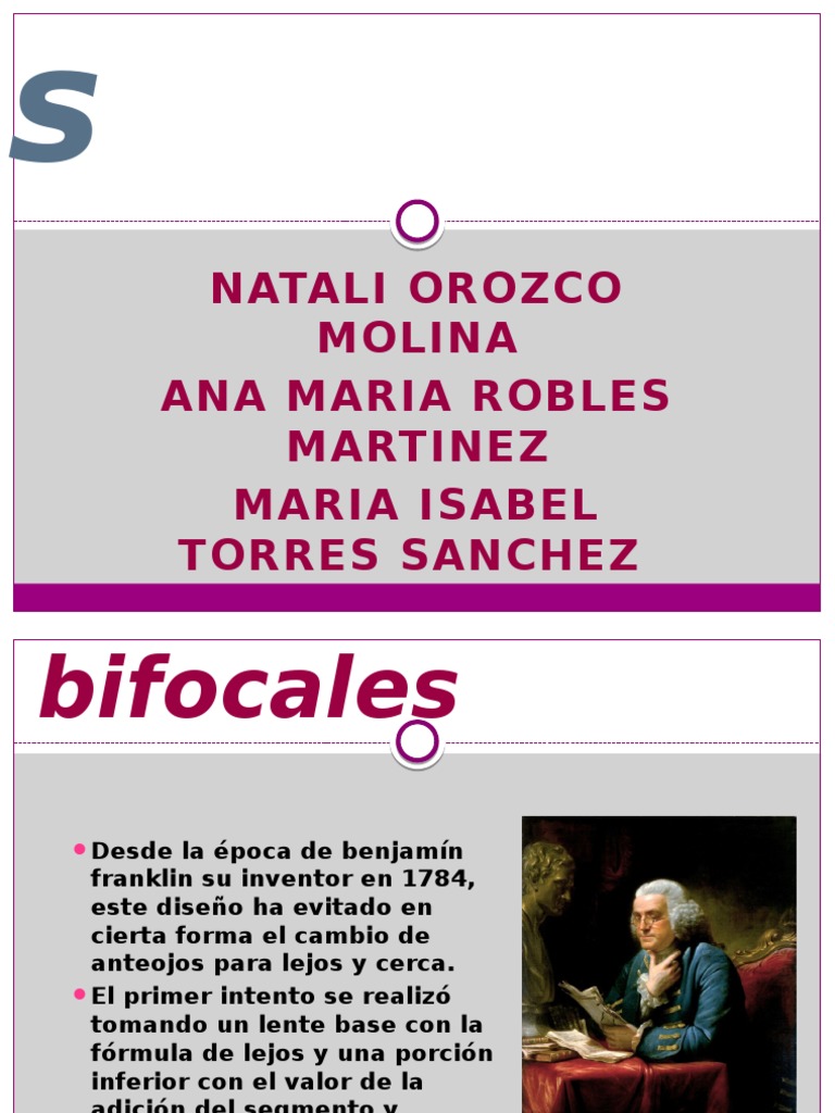 Evolución y Tipos de Lentes Bifocales | PDF | Tecnología